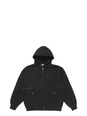 Supreme Marithé + François Girbaud Zip Up Hooded Sweatshirt - Black