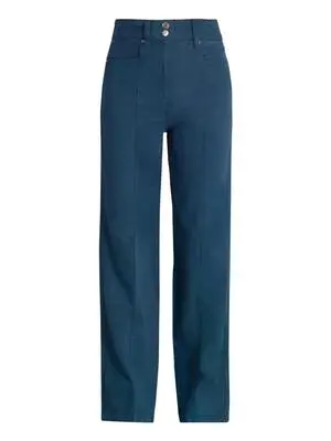 BOSS Seam-detail Trousers - Blue
