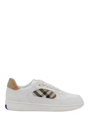 Burberry Leather Sneakers - White