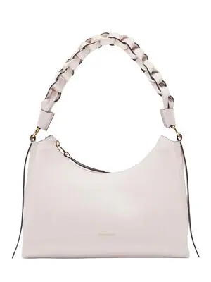 COCCINELLE Braided Shoulder Bag - White