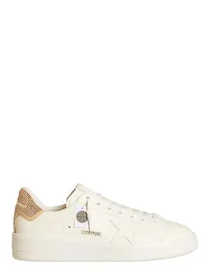 GOLDEN GOOSE Pure Star Lace Up Sneakers - Optic White/moonlight