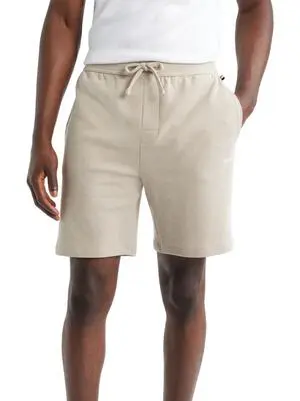 BOSS Waffle Knit Lounge Shorts - Light Beige