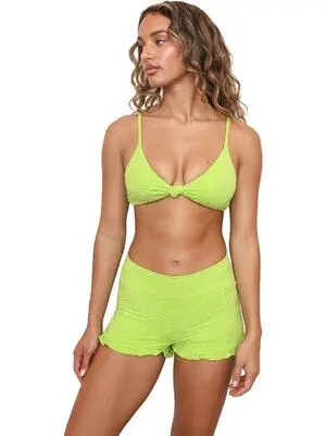 DIPPIN DAISY'S Rebel Swim Shorts Green Glow