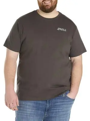 O'Neill Big & Tall Shuffle Graphic Tee - Graphite