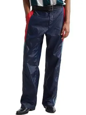 Martine Rose Nylon Track Pants - Blue Navy