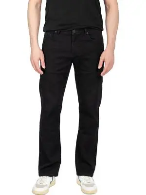 JACK OF SPADES Jack Of Spades High Roller Relaxed Fit Jeans Jet Black