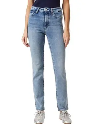 MAVI Kendra Straight Leg Jeans - Light Brushed Tribeca
