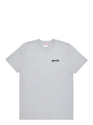 Supreme X Thrasher Cross Tee 'heather - Grey