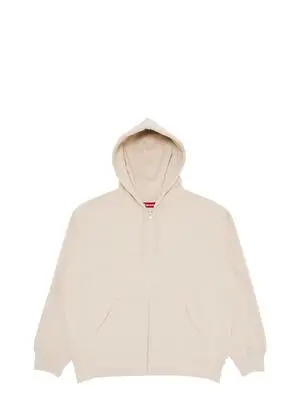 Supreme Supreme X Thrasher Zip Up Hooded Sweatshirt Cream