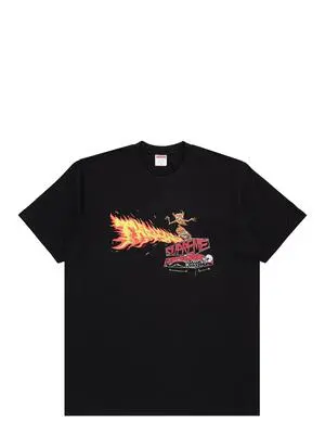Supreme X Thrasher Back Tail Tee 'black' Black