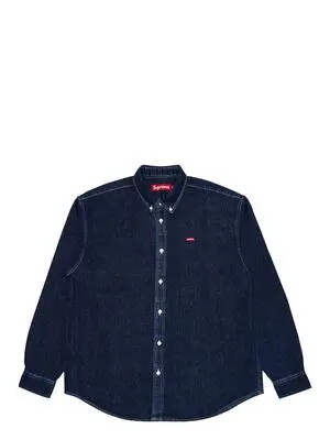 Supreme Small Box Shirt 'rinsed Denim' Blue