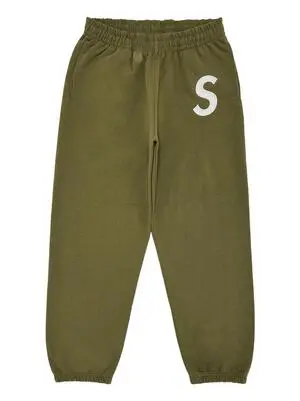 Supreme Logo Sweatpant 'light Olive - Green