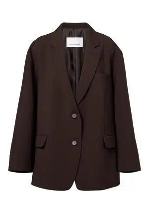 THE FRANKIE SHOP Bea Oversized Blazer - Brown