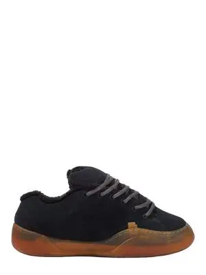 ERL Vamp Skate Suede Sneakers - Black