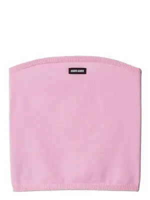 Miu Miu Viscose Top - Pink
