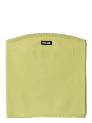 Miu Miu Viscose Top - Pistachio Green