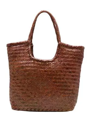Dragon Diffusion Ns Diagonal Triple Jump Tote Bag - Brown