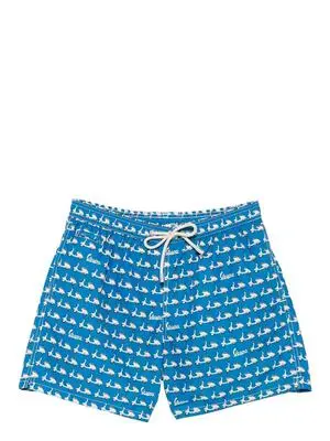 MC2 SAINT BARTH X Vespa® Micro Fantasy Swim Shorts - Blue