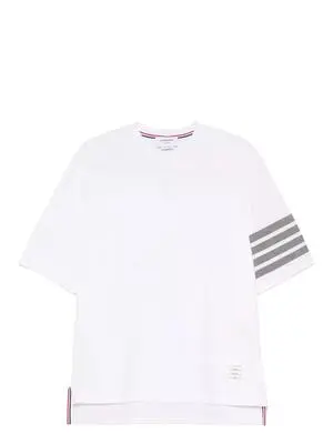 Thom Browne 4-bar Stripe T-shirt - White