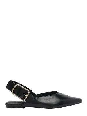 Steve Madden Sianna Flat Shoes - Black