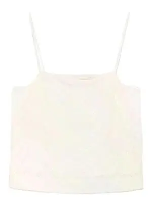 GESTUZ Gzglira Embellished Top - Neutrals