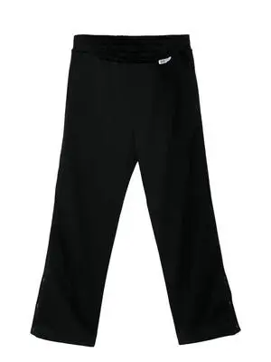 Gcds Button-detail Track Pants - Black