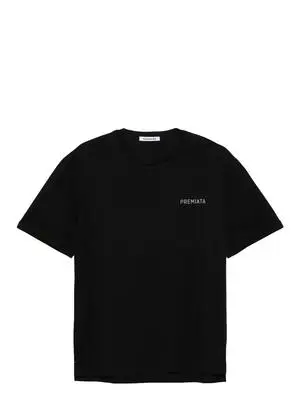 Premiata Contrasting-detail Side-slits T-shirt Black