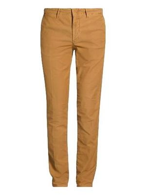 Incotex INCOTEX Camel Cotton Elastane Pants Camel
