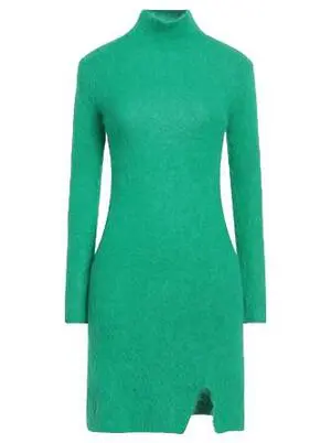 VICOLO Mini Dress Alpaca Wool Blend - Green