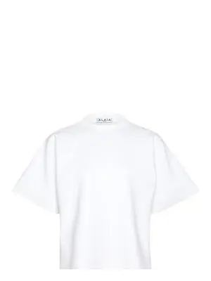 Alaïa Open Back Tee - Blanc