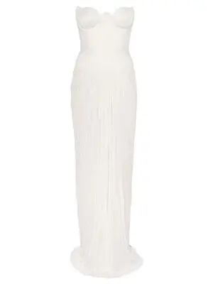 MARIA LUCIA HOHAN Maria Lucia Hohan Jasleen Gown Neutrals-0