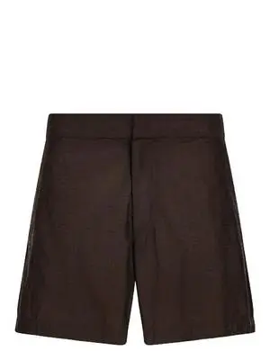 FERRAGAMO Monogram Bermuda Short - Natural