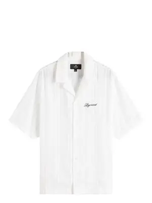 REPRESENT Embroidered Bowling Shirt - Antique White