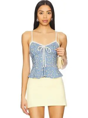 Free People Sammi Tank - Allure Blue Combo