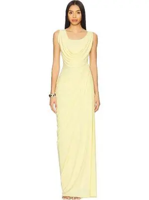 DEME BY GABRIELLA Renata Dress - Butter Yellow