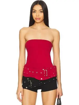 ZEMETA My Belt Tube Top - Red