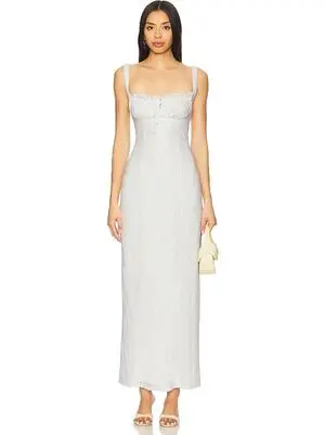 MORE TO COME Lainey Maxi Dress - White