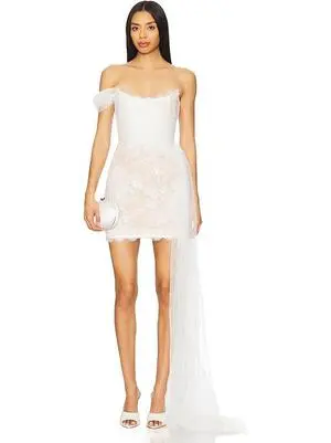 Sau Lee Rory Lace Dress - Lavender | Editorialist