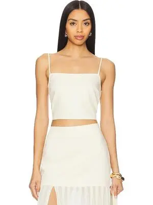 4TH & RECKLESS Lucian Crop Top - Cream