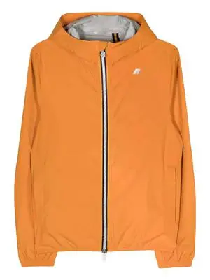 K-WAY Stretch Dot Lightweight Hooded Jacket - Orange