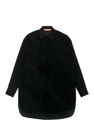 Ermanno Scervino Broderie Anglaise Shirt - Black