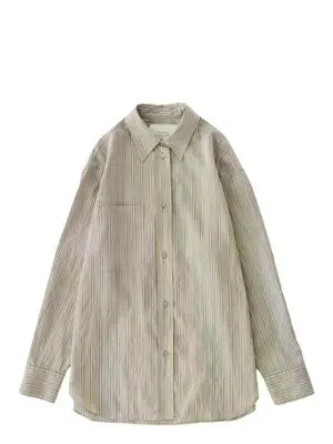 Studio Nicholson Leto Striped Shirt - Neutrals