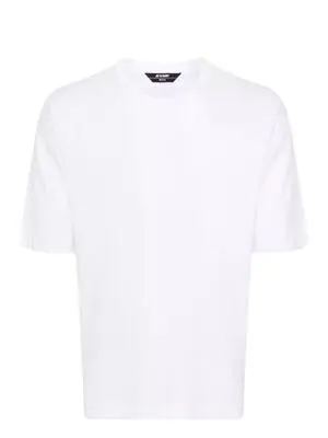 K-WAY Crew-neck Knitted T-shirt - White