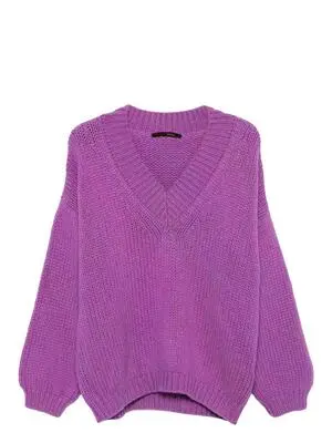 Incentive! Cashmere Sweater - Purple
