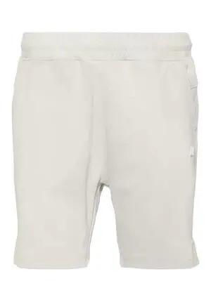 K-WAY Rubberised-logo Track Shorts - Neutrals