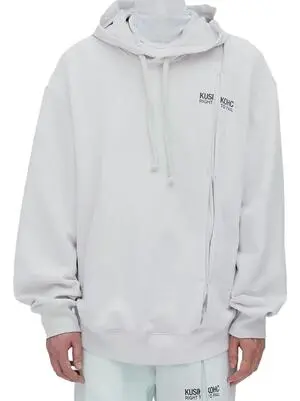 KUSIKOHC Logo-print Hoodie - White