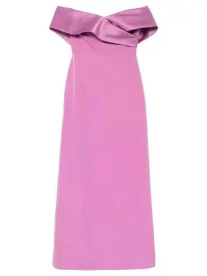 RHEA COSTA Off-Shoulder Maxi Dress