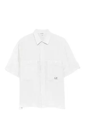 C.P. COMPANY Linen Shirt - Blue