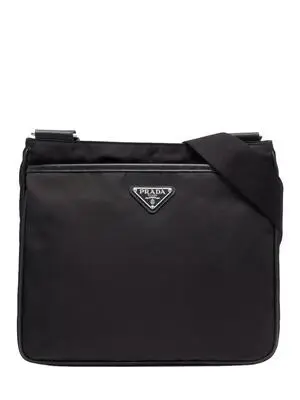 Prada Re-nylon Messenger Bag - Black