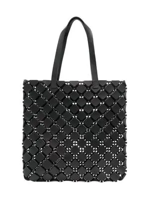 Melissa Mogu Geometric Tote Bag - Black